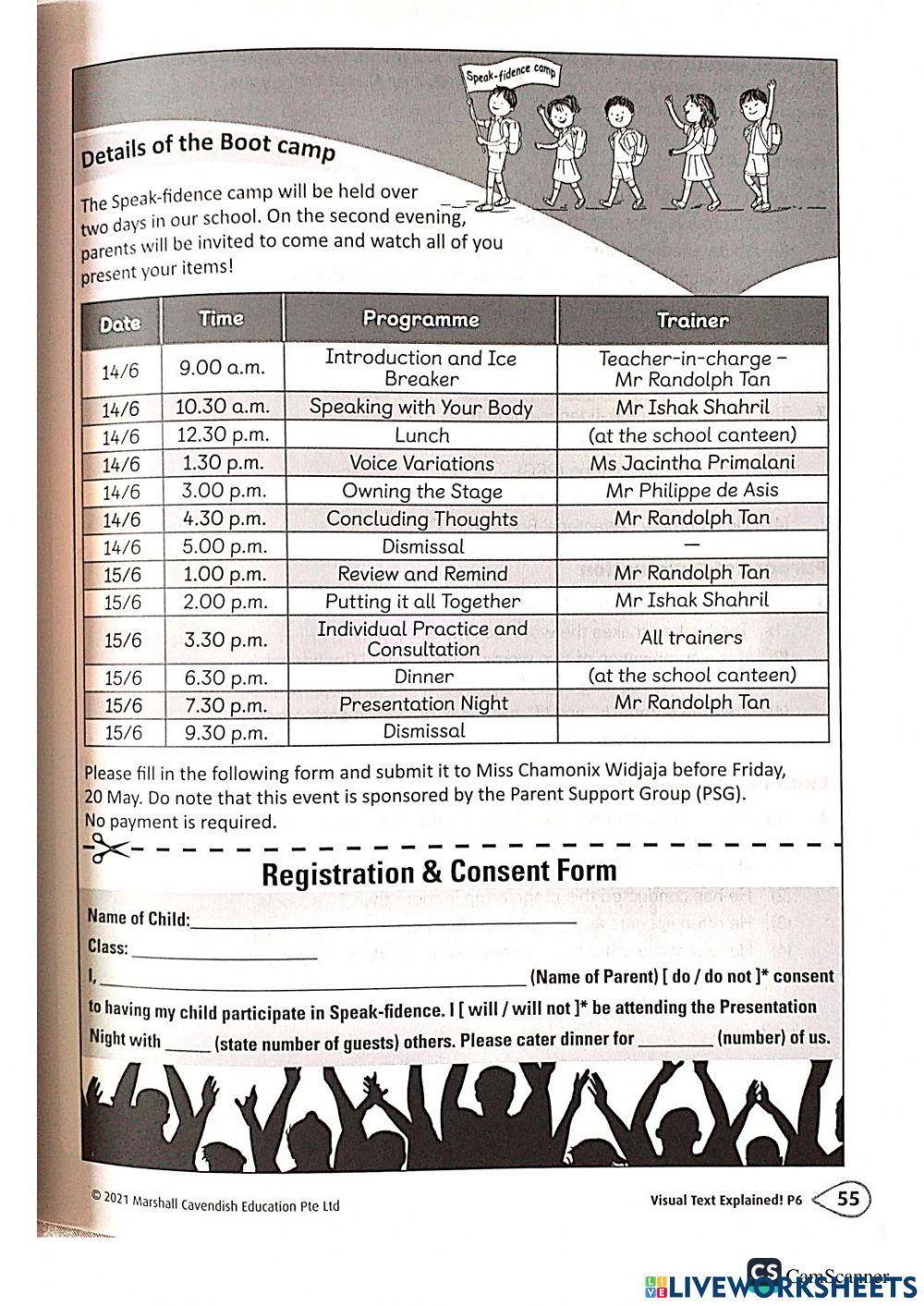 2021 Week 33 VISUAL TEXT p5-6 PART 1 worksheet | Live Worksheets