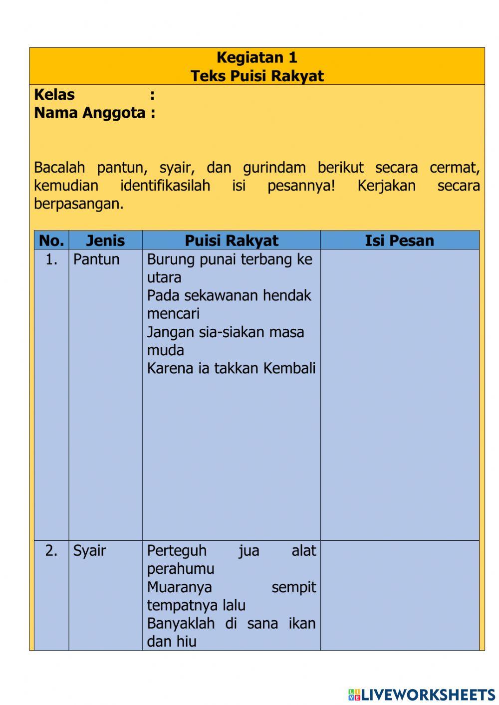 7097609 | Kegiatan 1 Teks Puisi Rakyat | rose_martsidaun