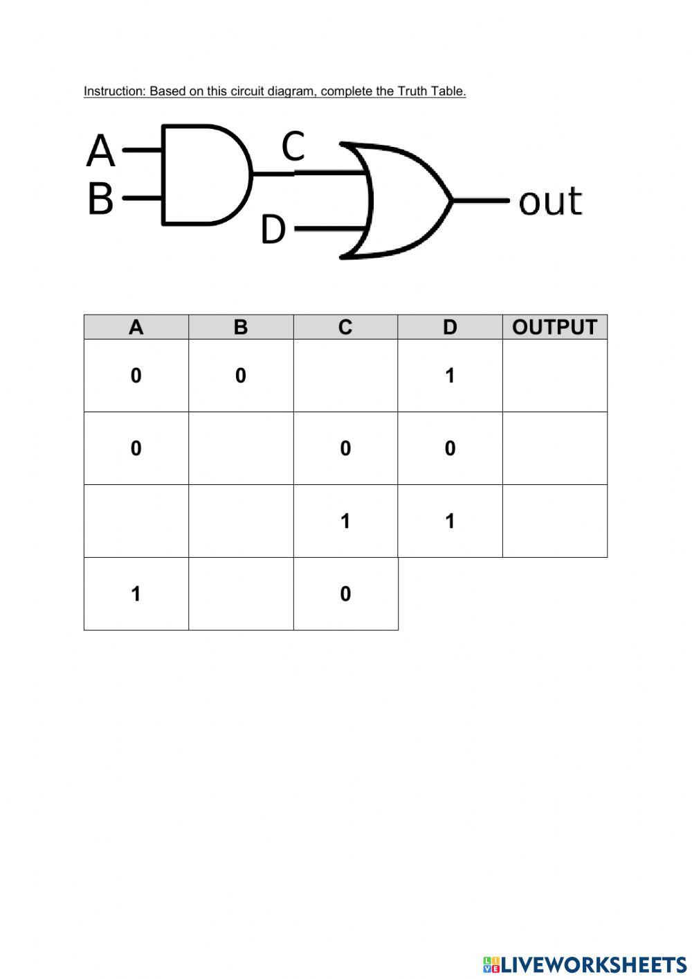 7090588 Logic Gates Ajmila LiveWorksheets 7090588 Logic Gates Ajmila LiveWorksheets