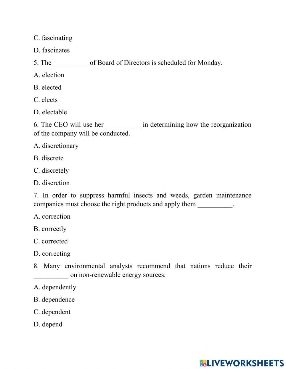 Toeic 7093247 | nonnon_toeic | Live Worksheets