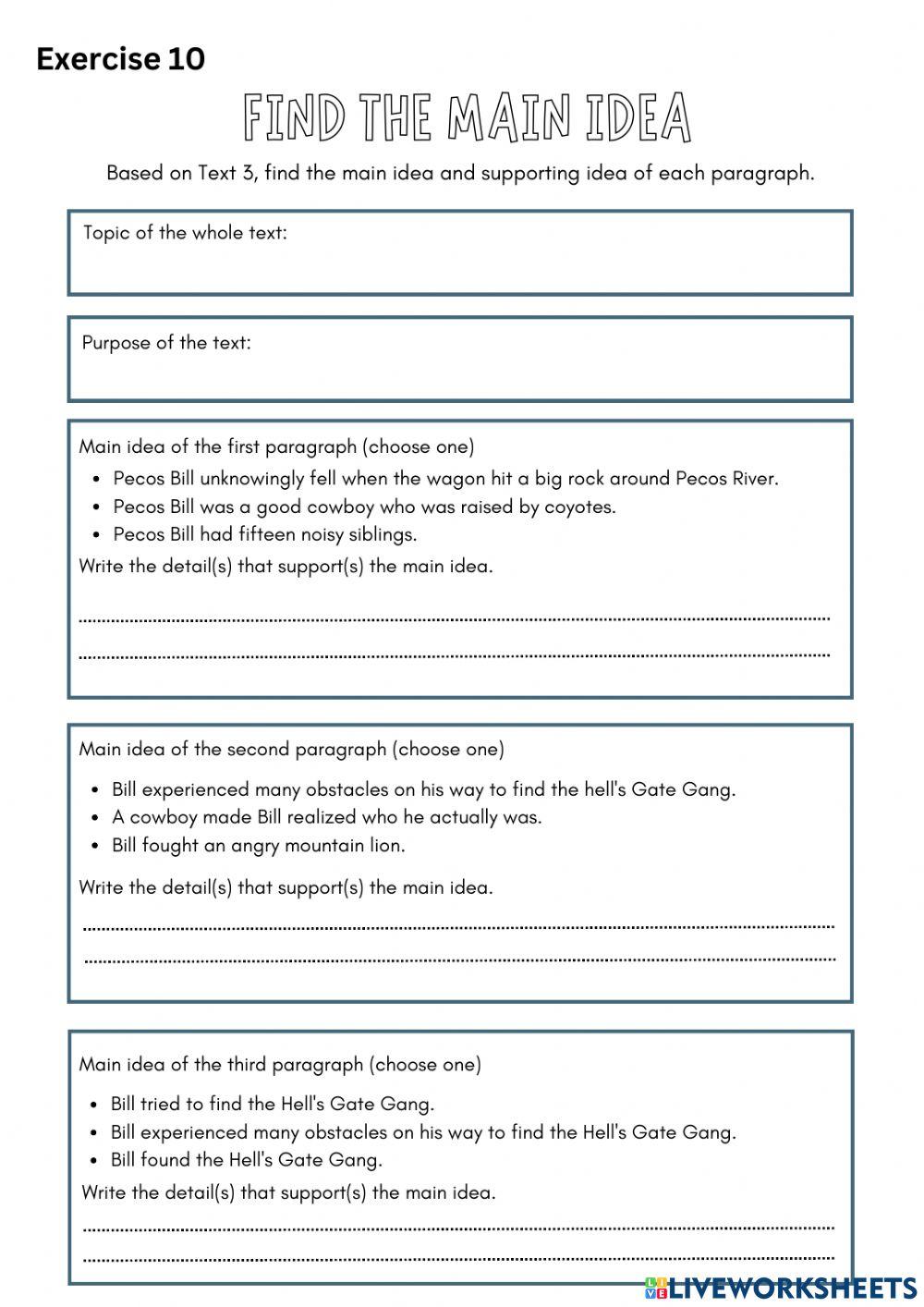English Supplementary Worksheet-Narrative Text-Grade 10-Part 2 online ...