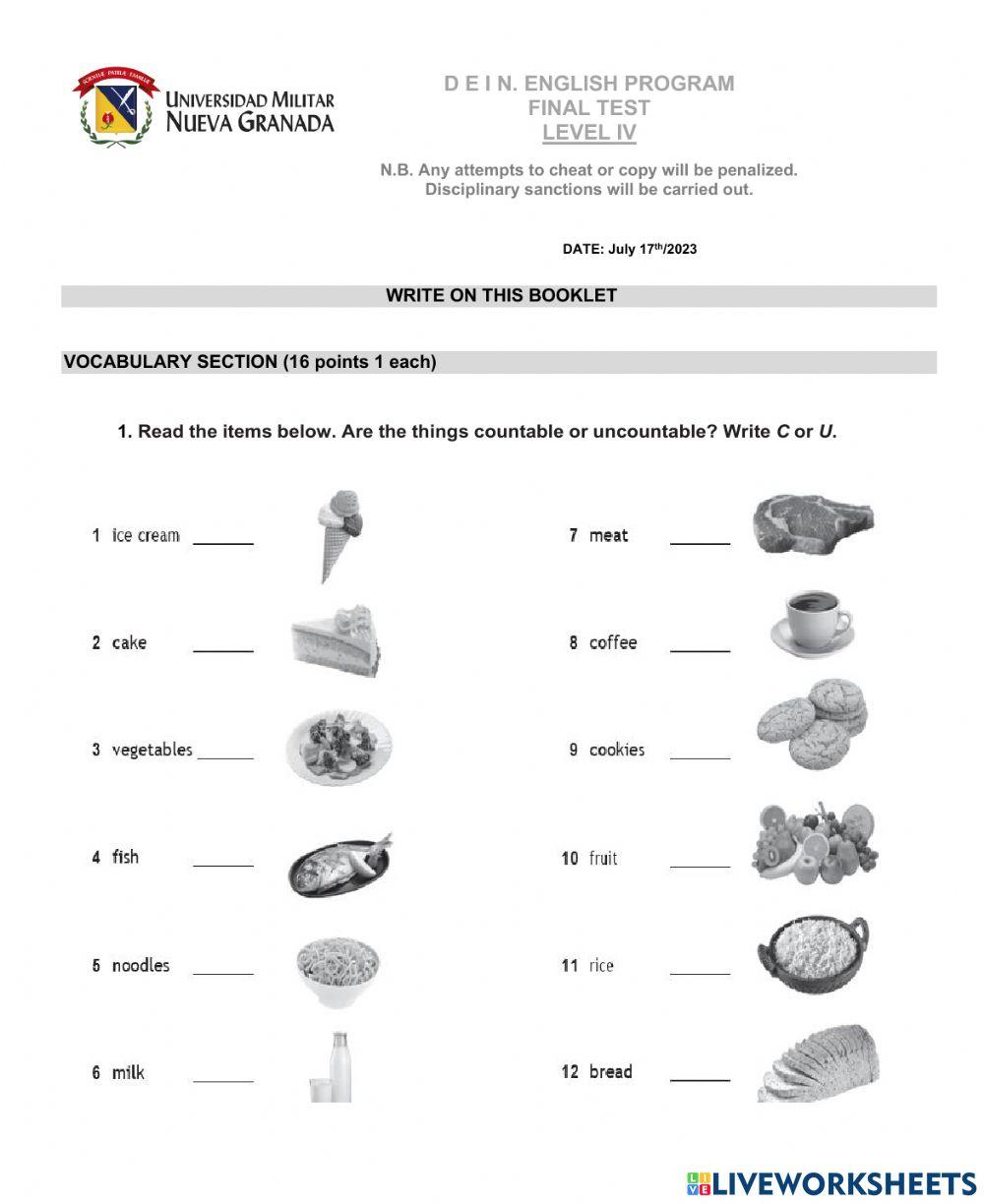 Basic Level activity | Live Worksheets