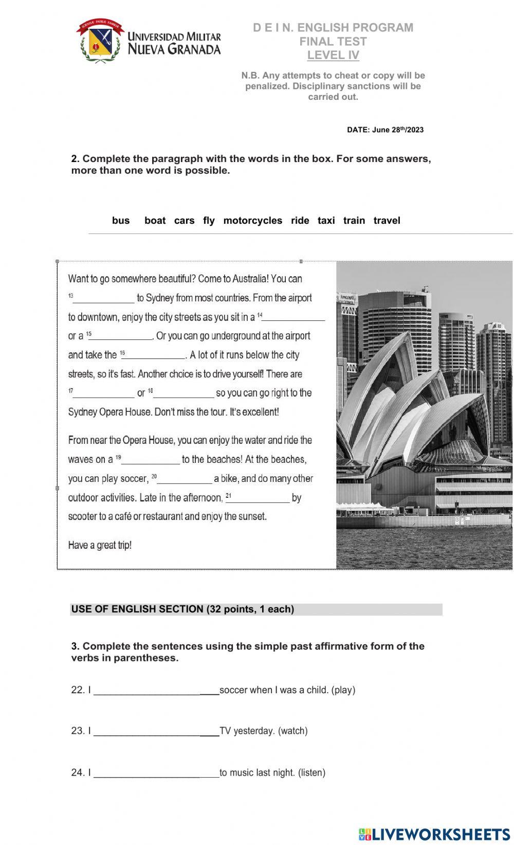 Basic Level activity | Live Worksheets