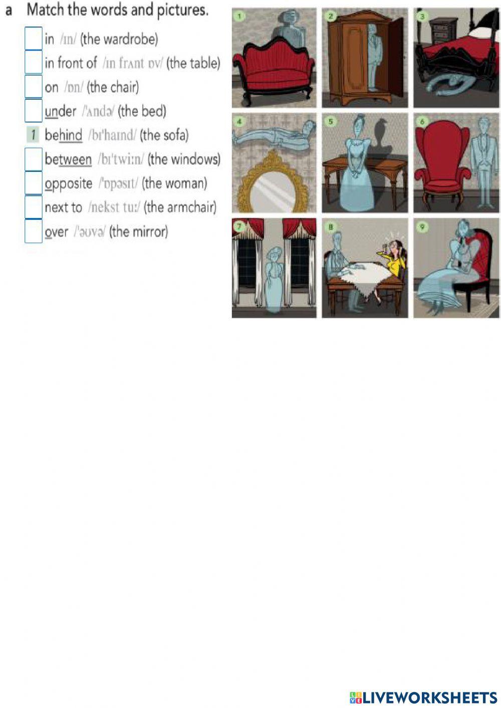 Place & Movement prepositions 7100910 | P_lessani | Live