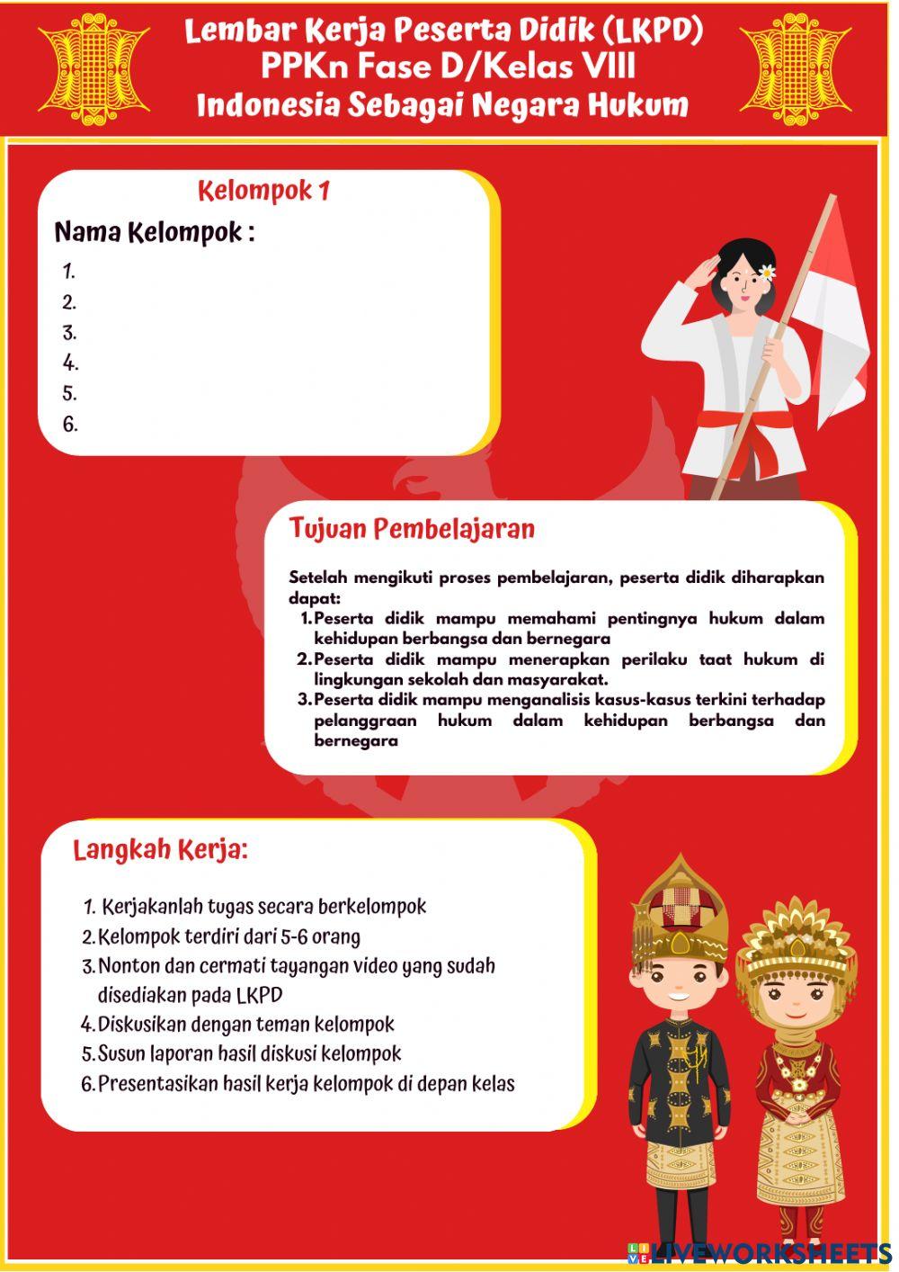 7100925 | LKPD PPKn Indonesia Sebagai Negara Hukum