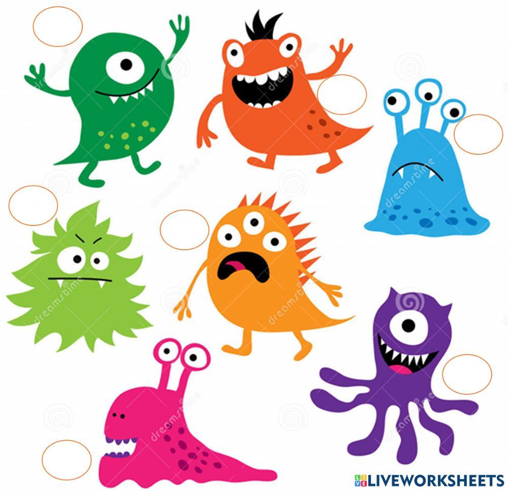 MONSTER LISTENING online exercise for | Live Worksheets
