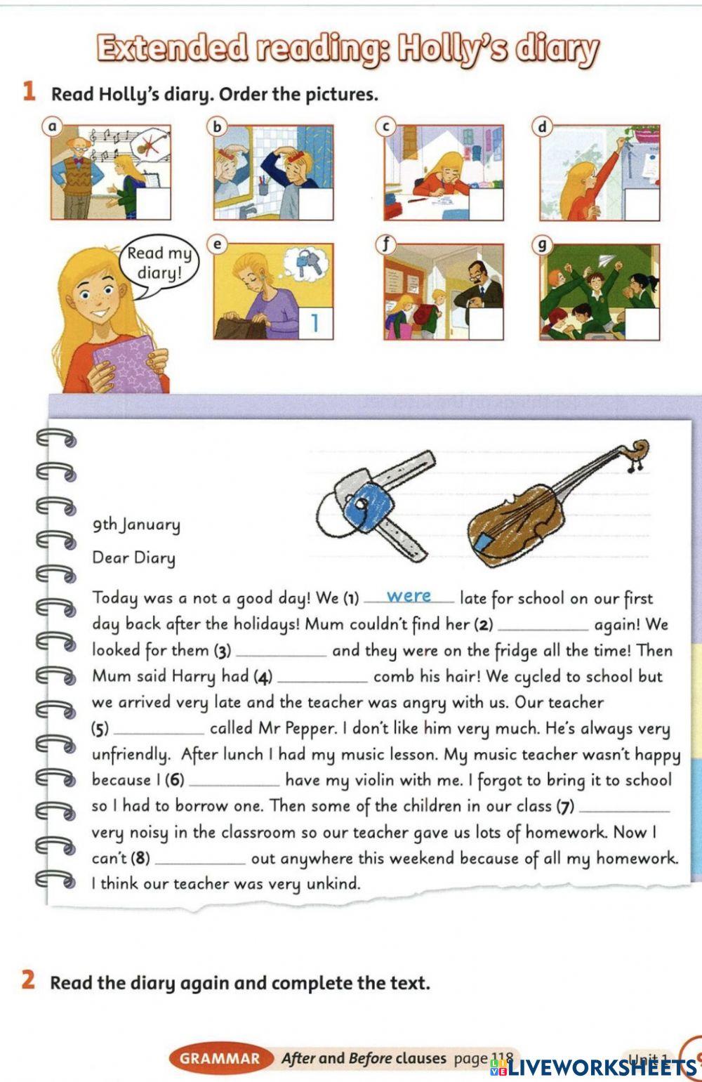 Our Home online activity | Live Worksheets