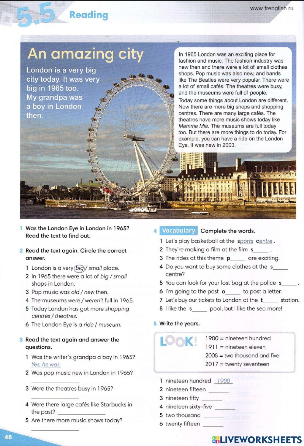 Gg2 online worksheet | Live Worksheets