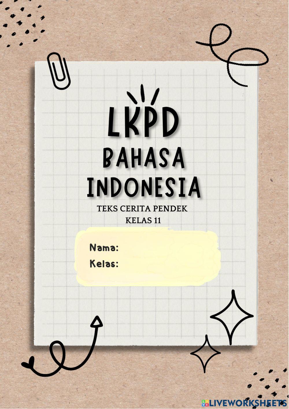 Teks Cerpen interactive activity for 11 SMA/MA/SMK | Live Worksheets