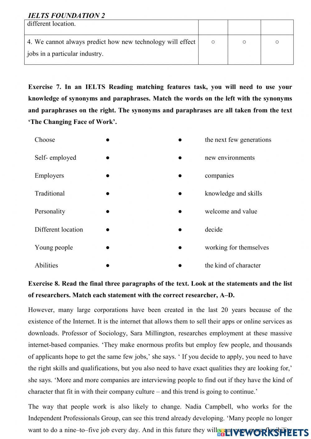 Mindset for iel… | Free Interactive Worksheets | 7080260