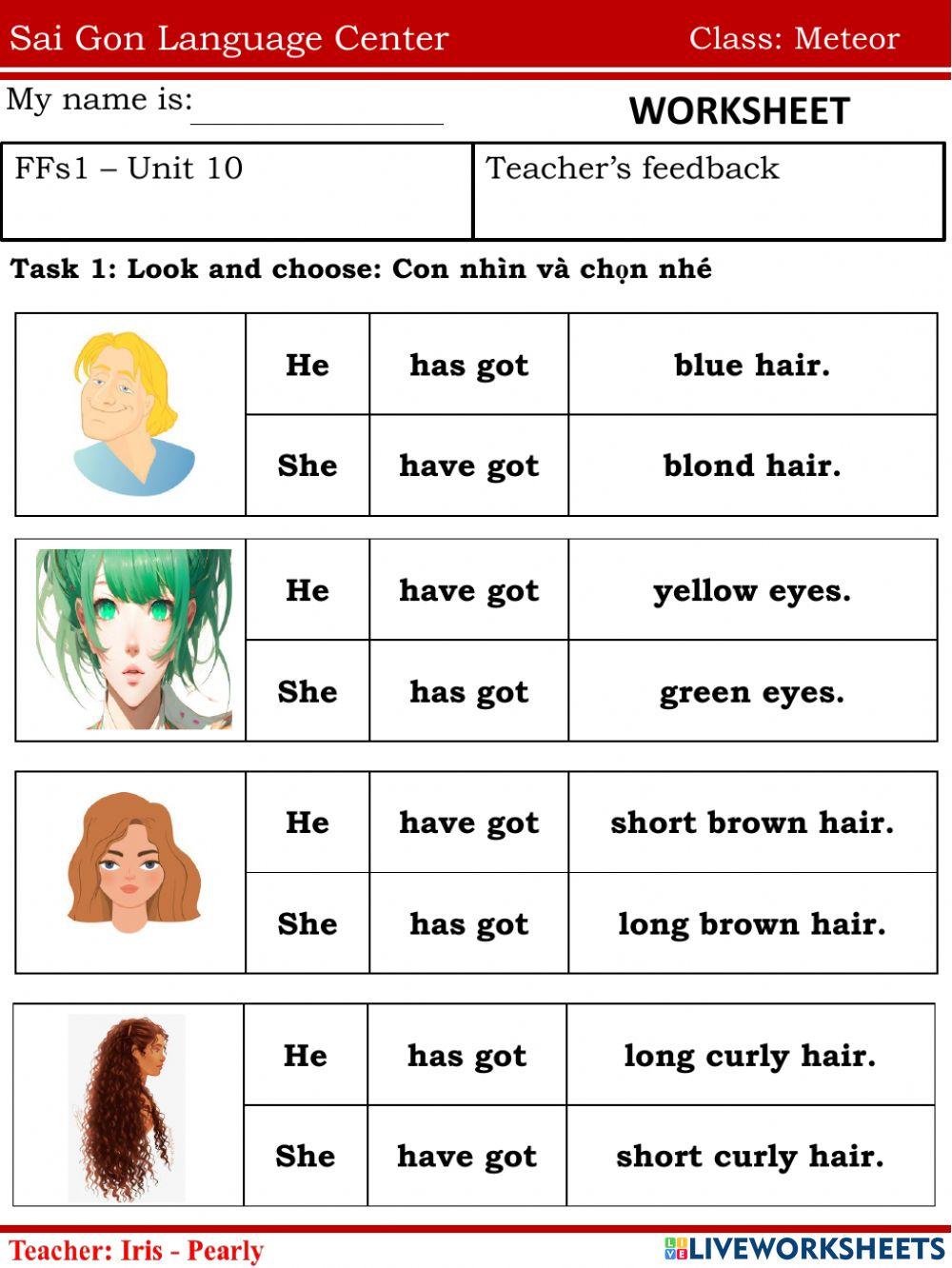 FFs1 - Unit 10 interactive activity | Live Worksheets