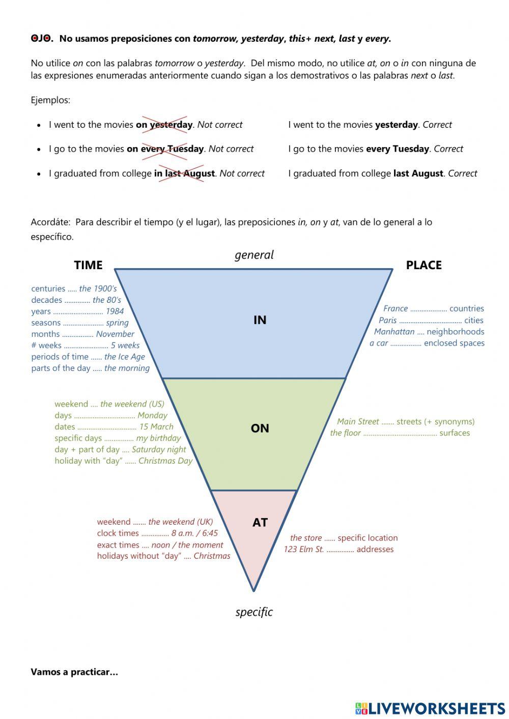 7105463 | Prepositions of time | Cadmus | LiveWorksheets