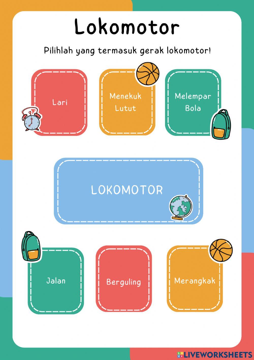 Lokomotor exercise | Live Worksheets