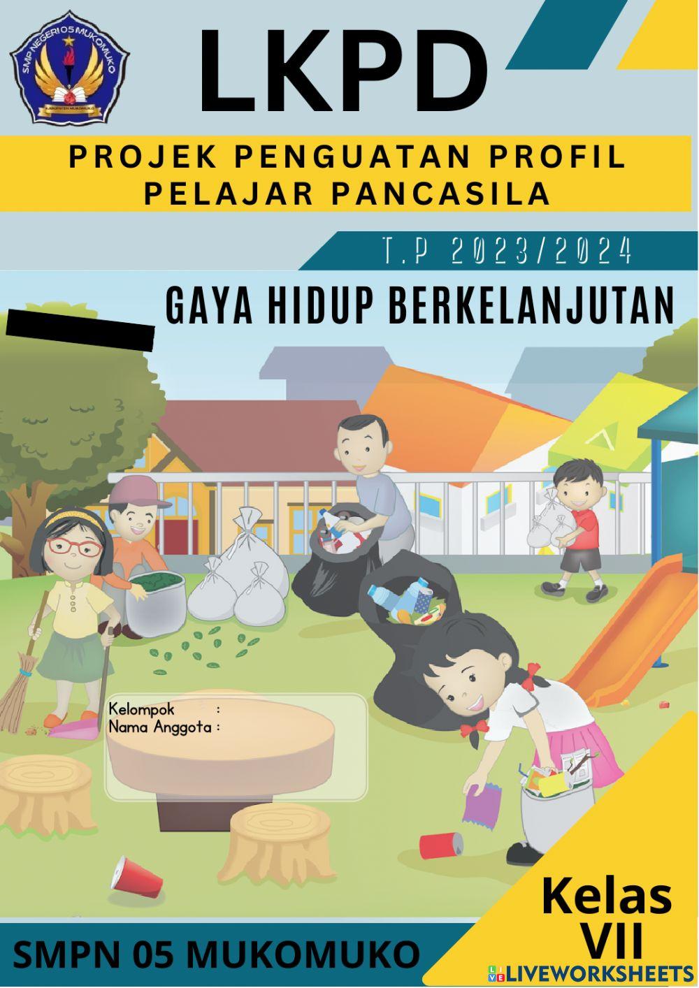 Lkpd P5 Tema Gaya Hidup Berkelanjutan Pemilahan Sampah
