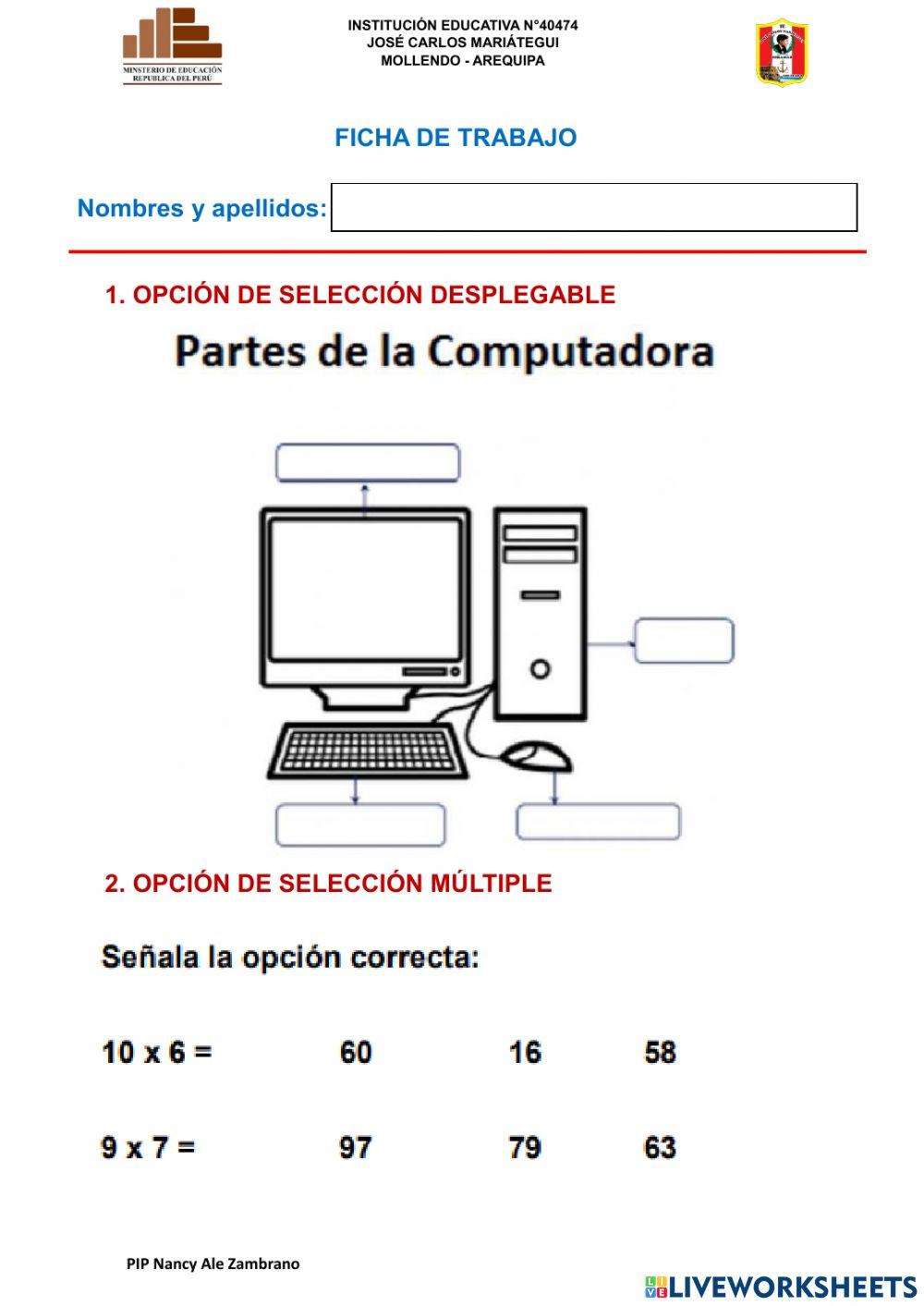 Practicando live workseets worksheet | Live Worksheets