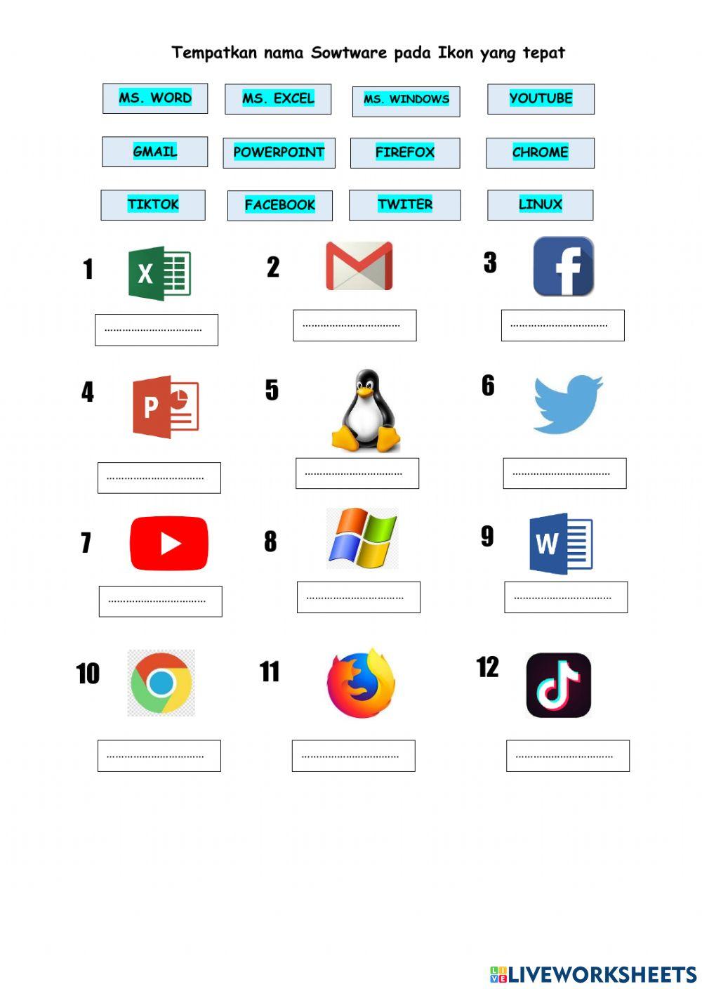 Tes Diagnostik Informatika | Live Worksheets