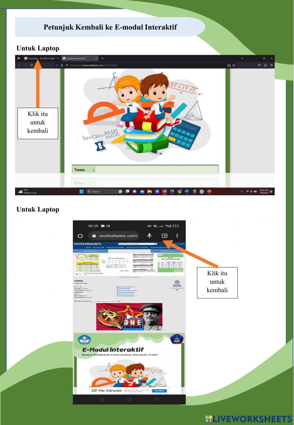 Penerapan SPLDV interactive worksheet | Live Worksheets