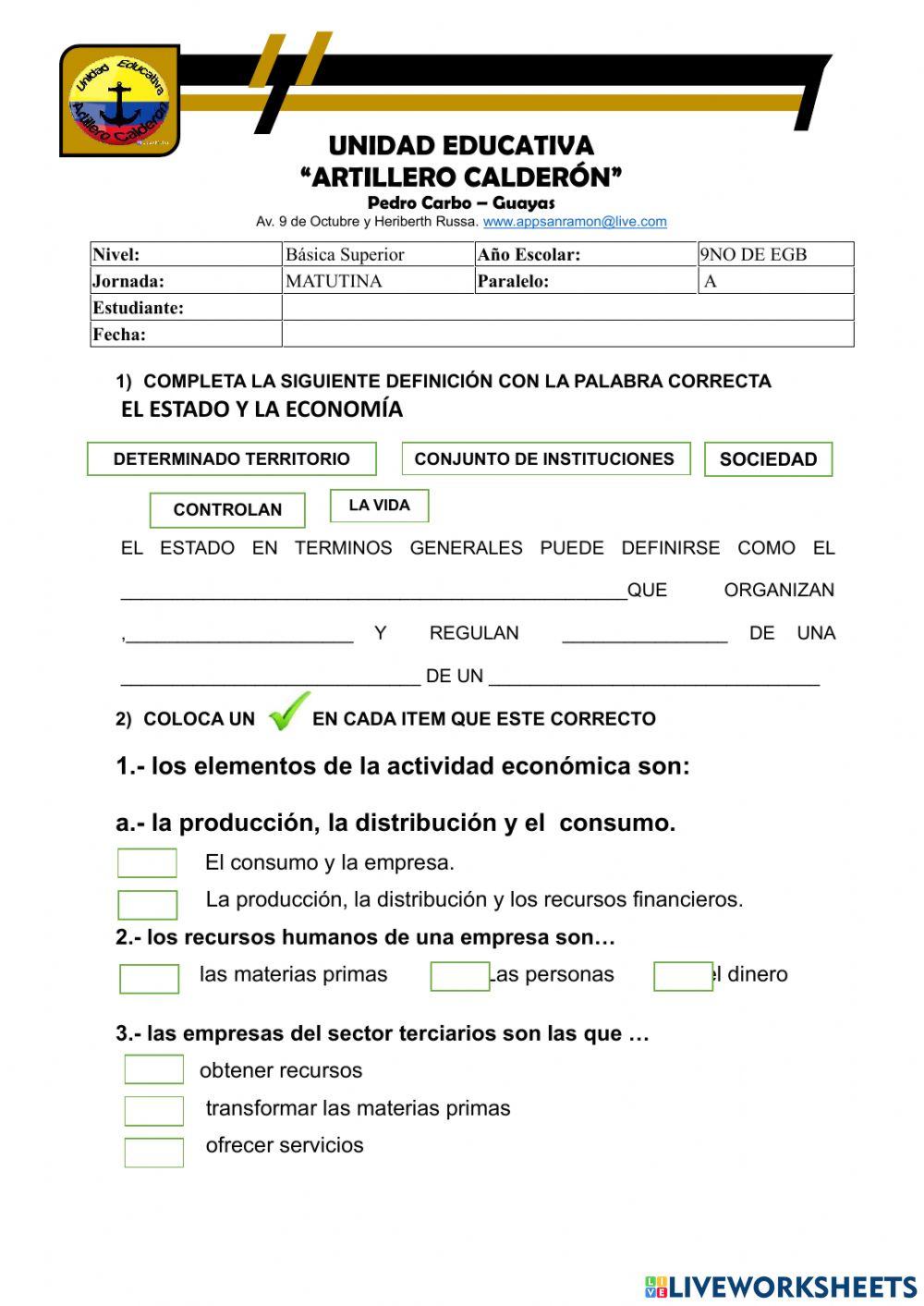 7108714 | La economia | MONICA AVILA PLAZA