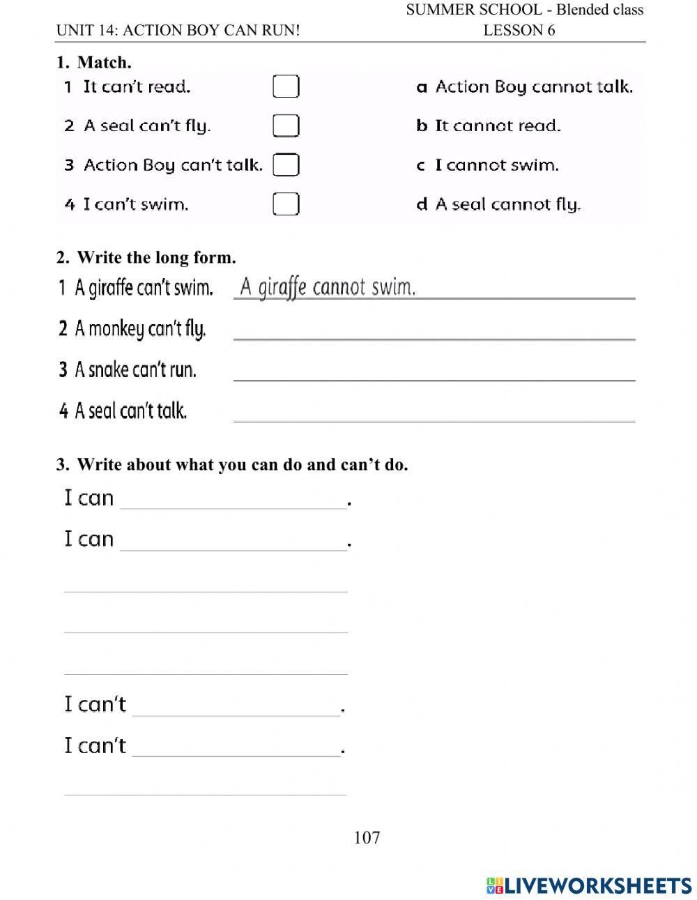 Action Boy can run! English as a Second Language (ESL) activity | Live ...