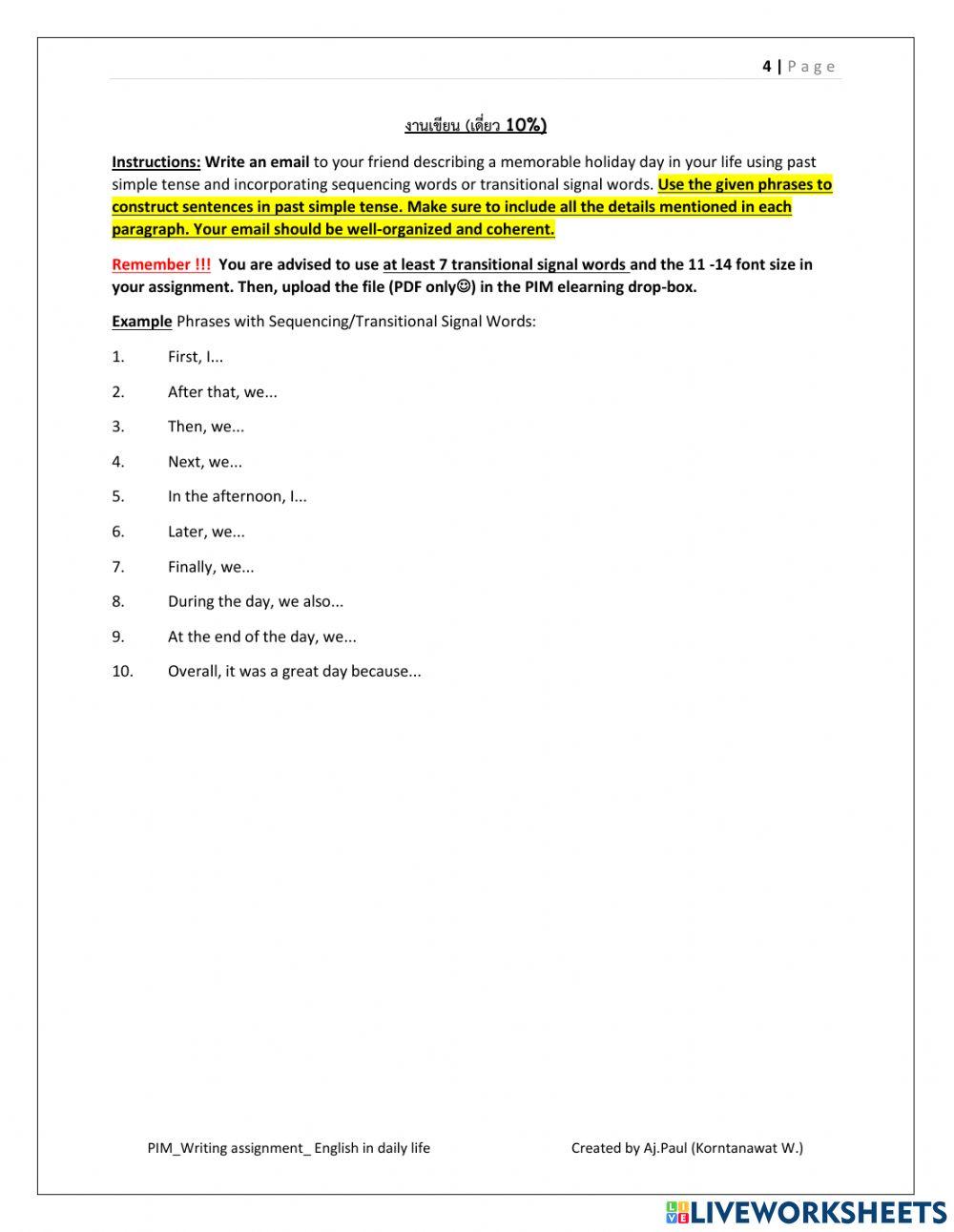 Past simple (wr… | Free Interactive Worksheets | 7080773