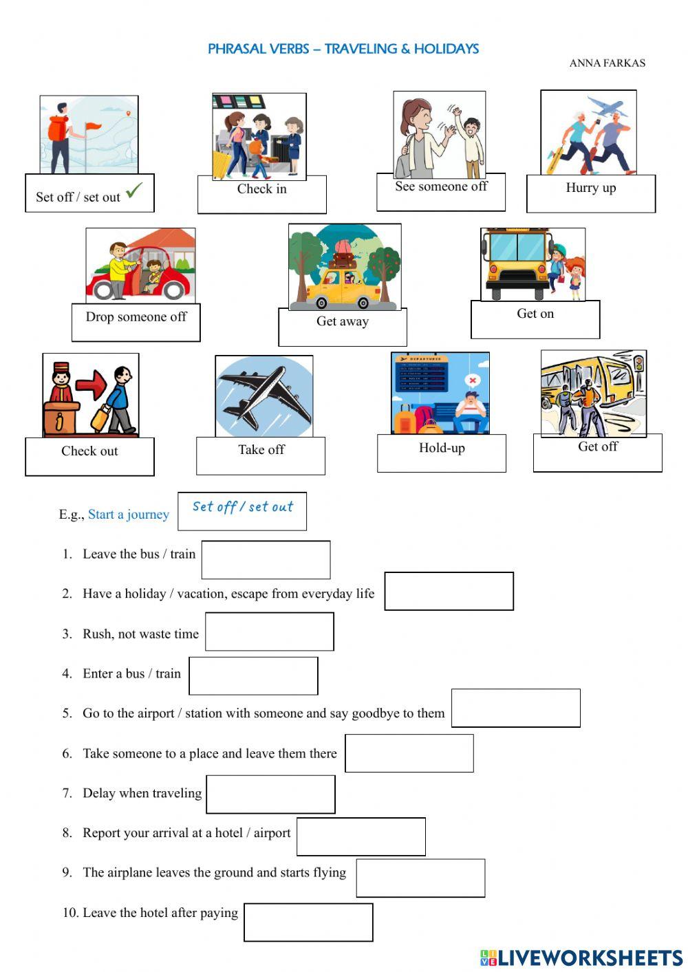 Phrasal verbs | Free Interactive Worksheets | 7084522