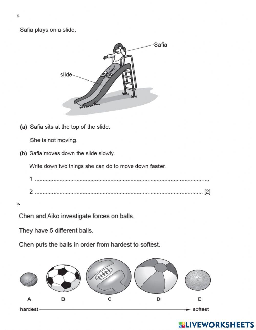Grade 4 Science… | Free Interactive Worksheets | 7085874