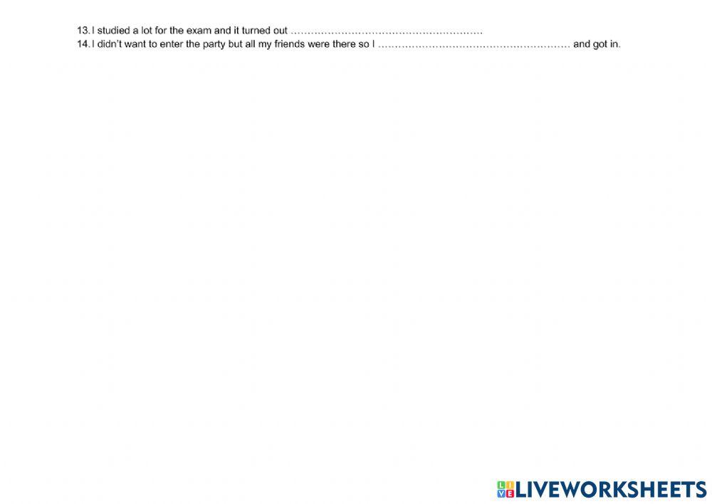 Idioms online exercise for pre intermediate | Live Worksheets