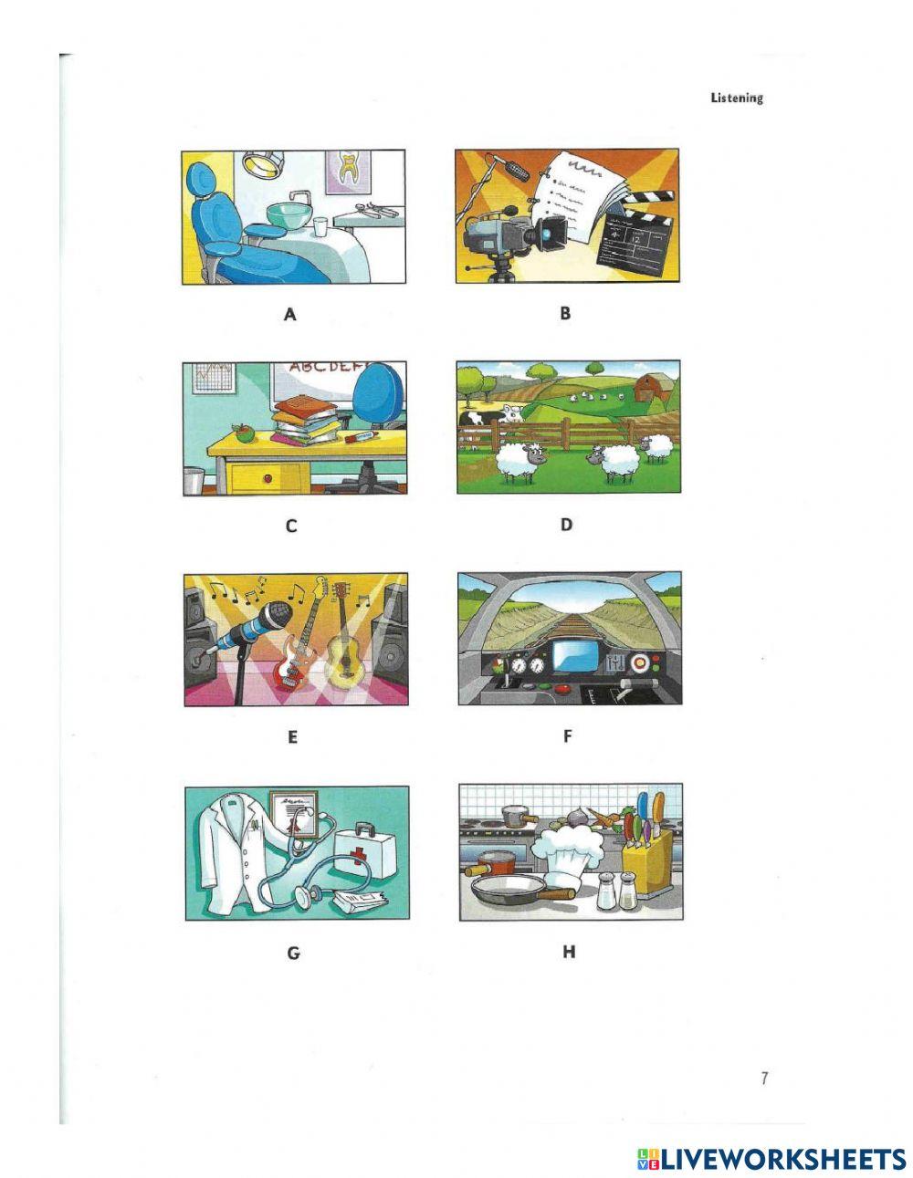 Au1-Mov-Test 1-Listening online exercise for | Live Worksheets