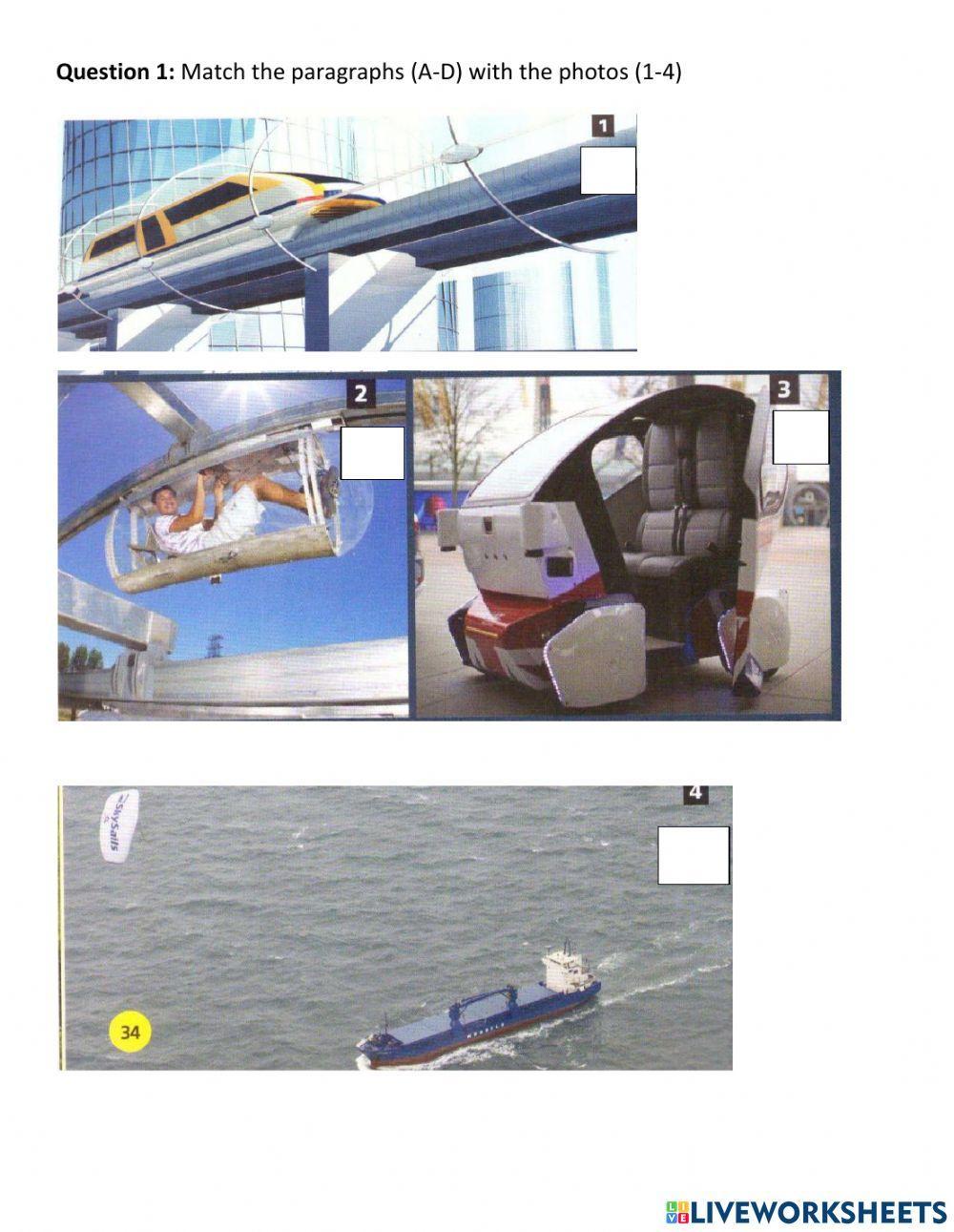 Reading: Transport solutions | Thanh TRINH | Live