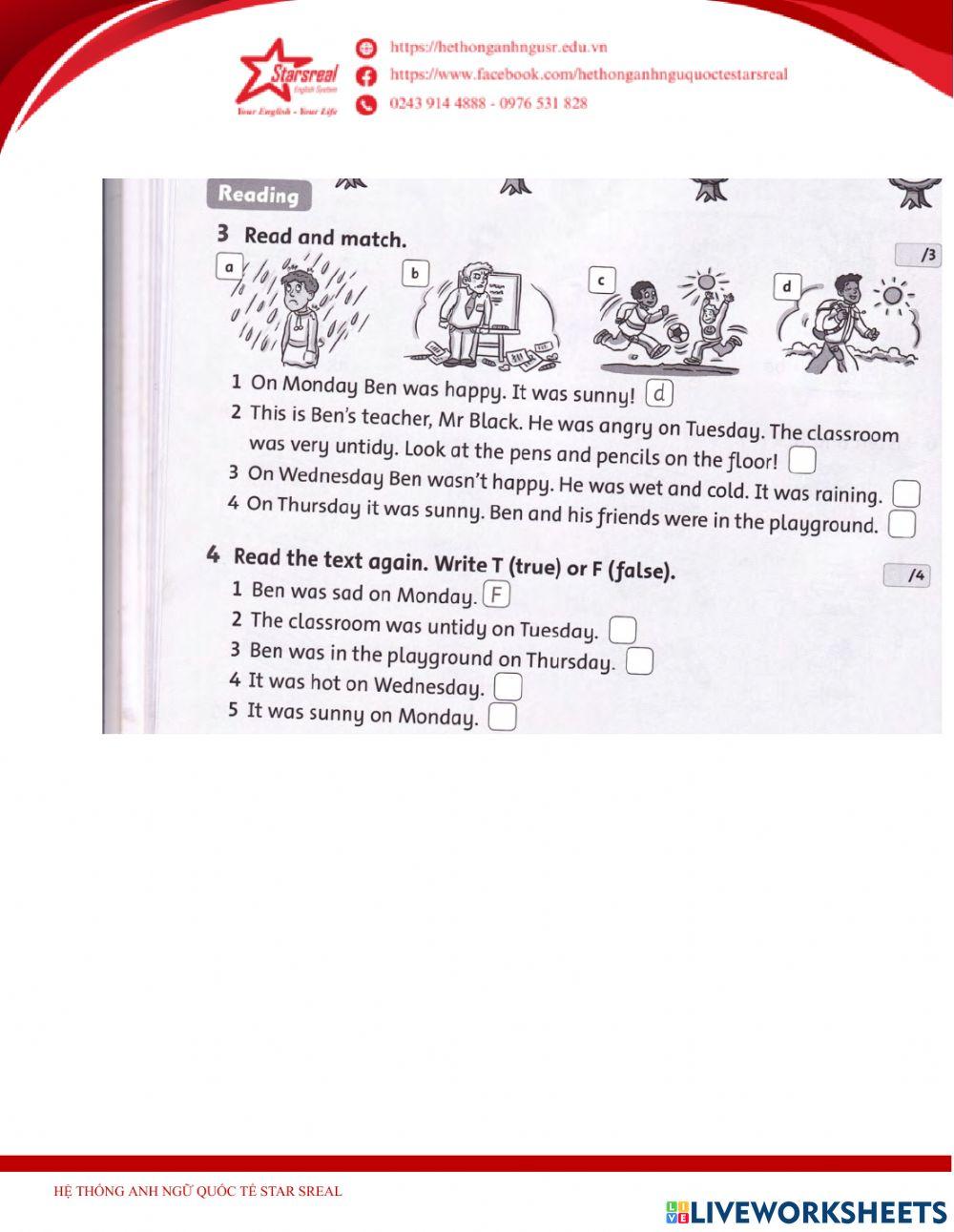 Skills test 5 worksheet | Live Worksheets