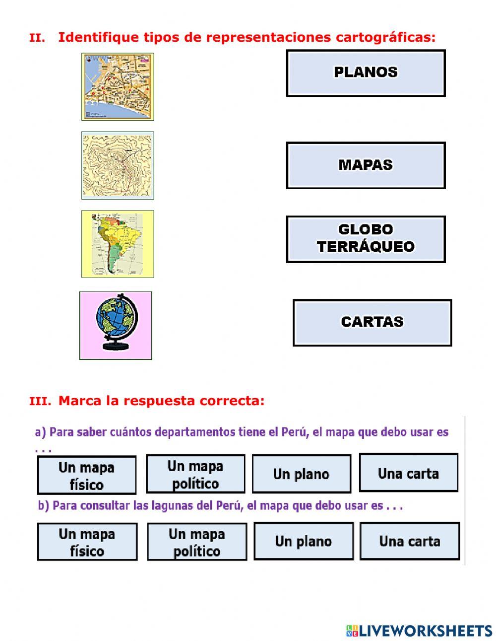 Los Mapas Y Elementos Worksheet Live Worksheets - vrogue.co
