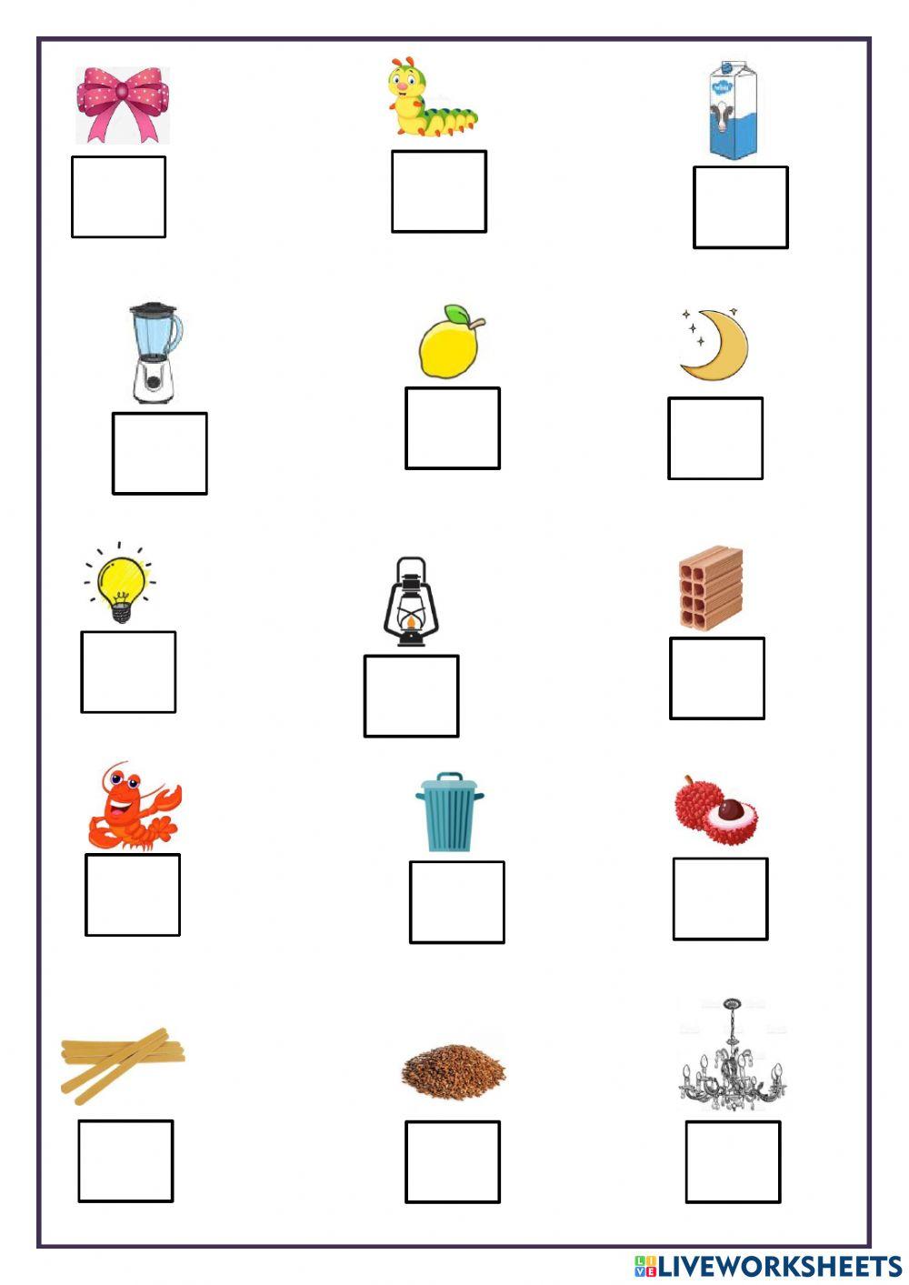 Letra L online exercise for educação infantil | Live Worksheets