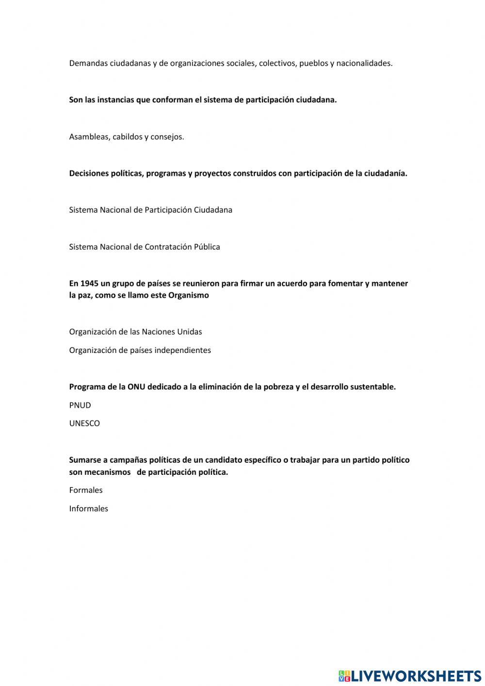 Ed online worksheet for 12 | Live Worksheets