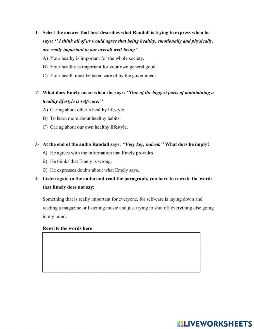 7088135 | Intensive - extensive listening test | AM18054