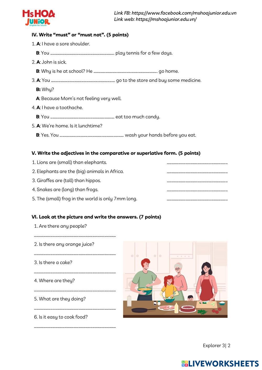 EX3 - EXAM 4 | Free Interactive Worksheets | 7209044