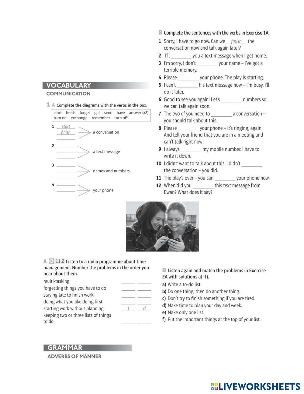 Multi-tasker | Margarita | Live Worksheets