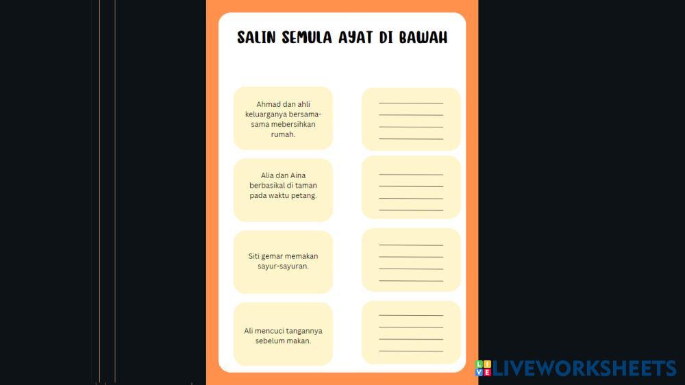 mengeja | Live Worksheets