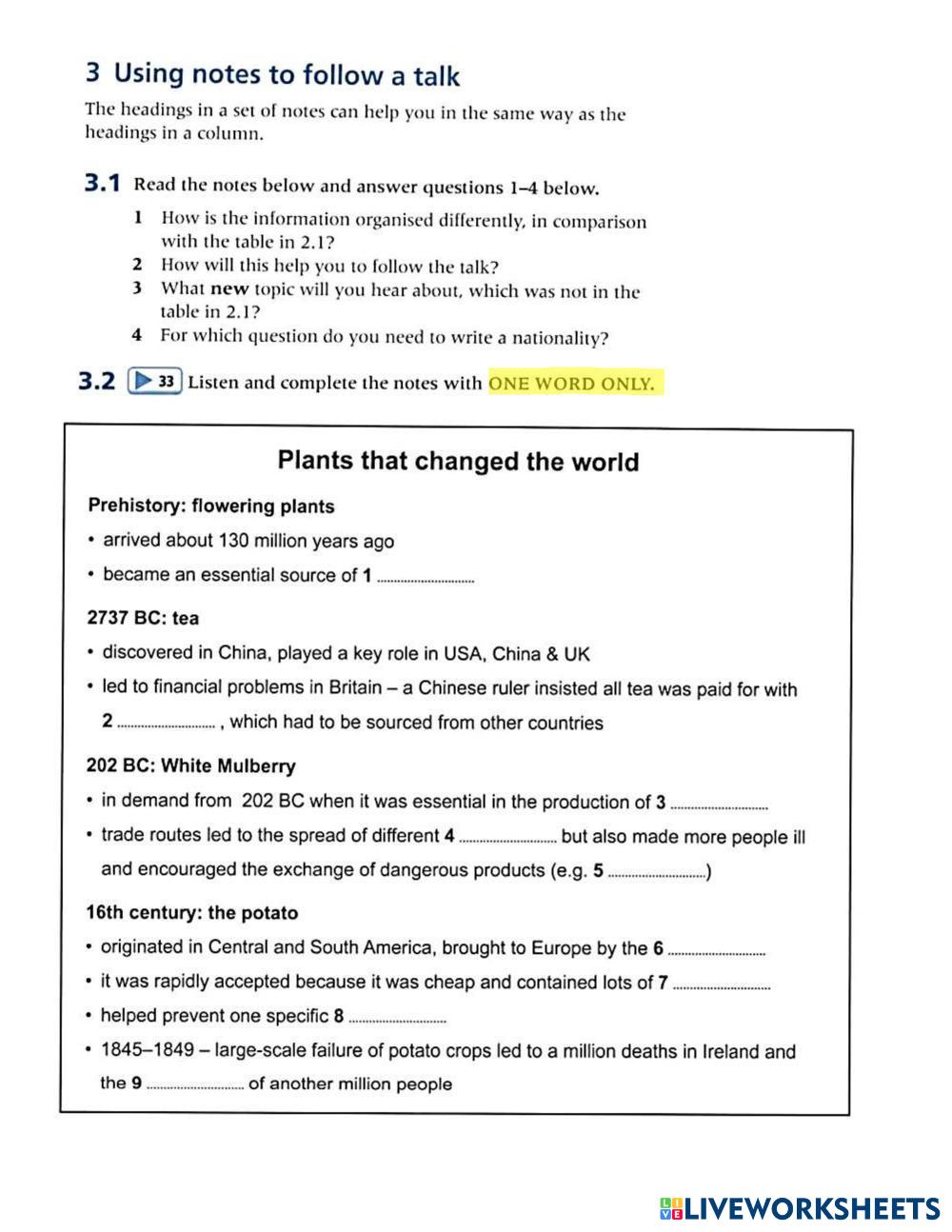 Signposting wor… | Free Interactive Worksheets | 7212653
