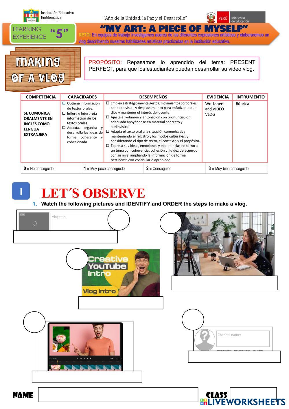 Making of a blog 7214550 | Carla Flores Ramos | Live