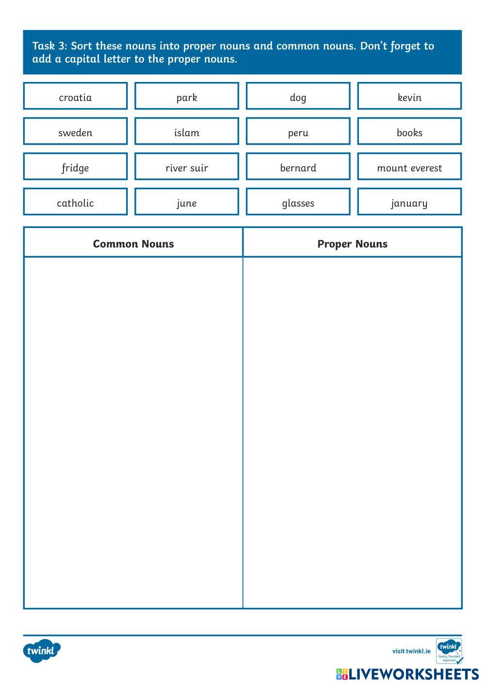 Common and Prop… | Free Interactive Worksheets | 7216736