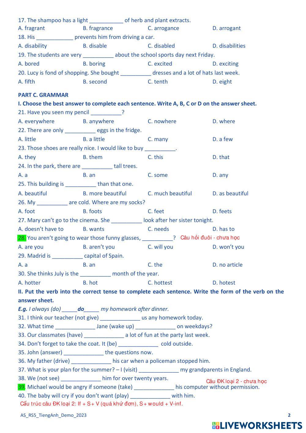 Đề minh họa Arc 2022-2023 7218339 | Phan Anh | Live