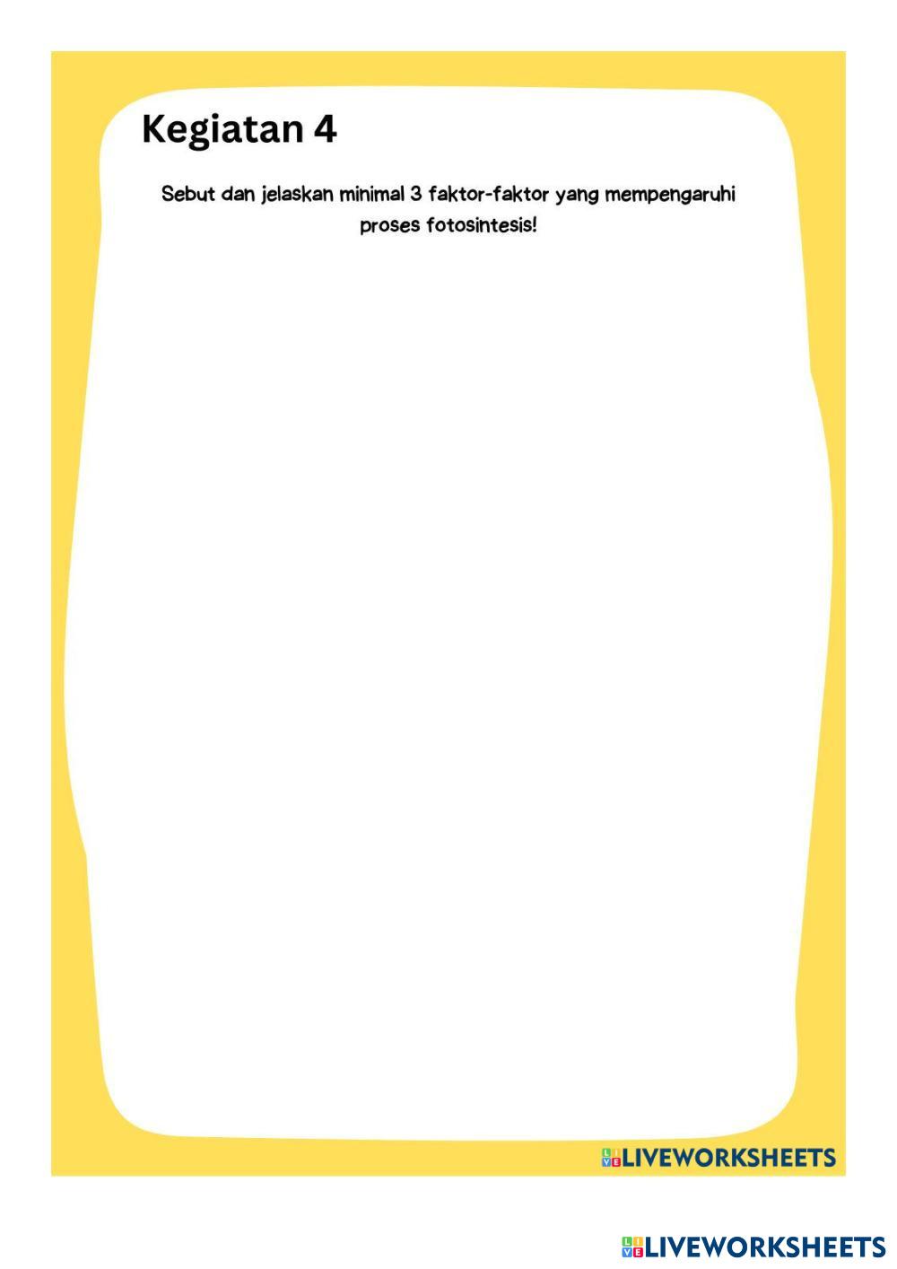 LKPD BIOLOGI FO… | Free Interactive Worksheets | 7218380