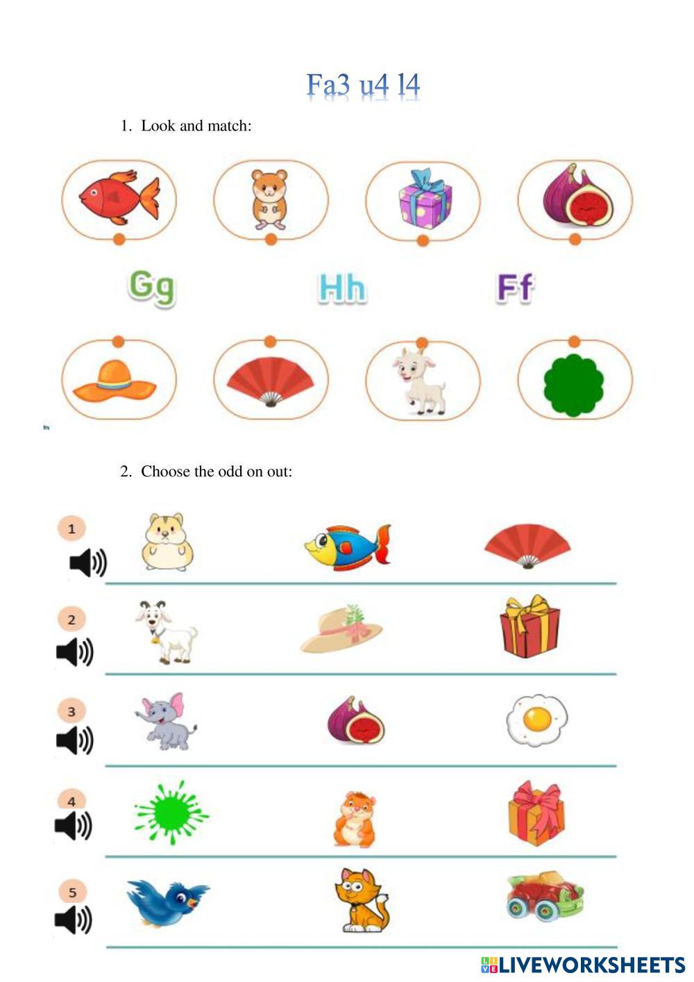 fa3 u4 l4 | Live Worksheets