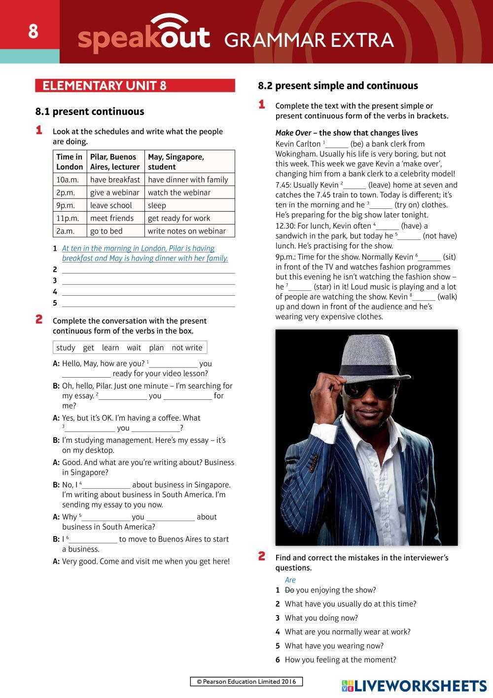 Unit 8 - Grammar | Live Worksheets