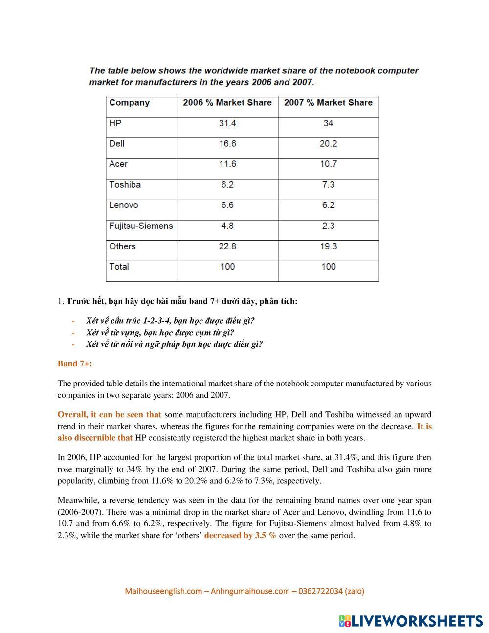 WT1 - TABLE OVER TIME - E2 | Live Worksheets