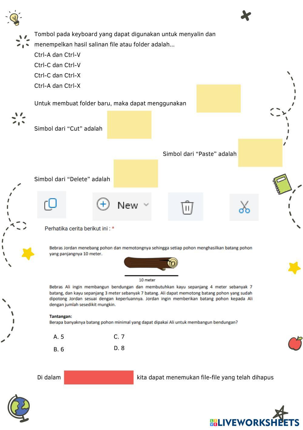 informatika | Free Interactive Worksheets | 7227413
