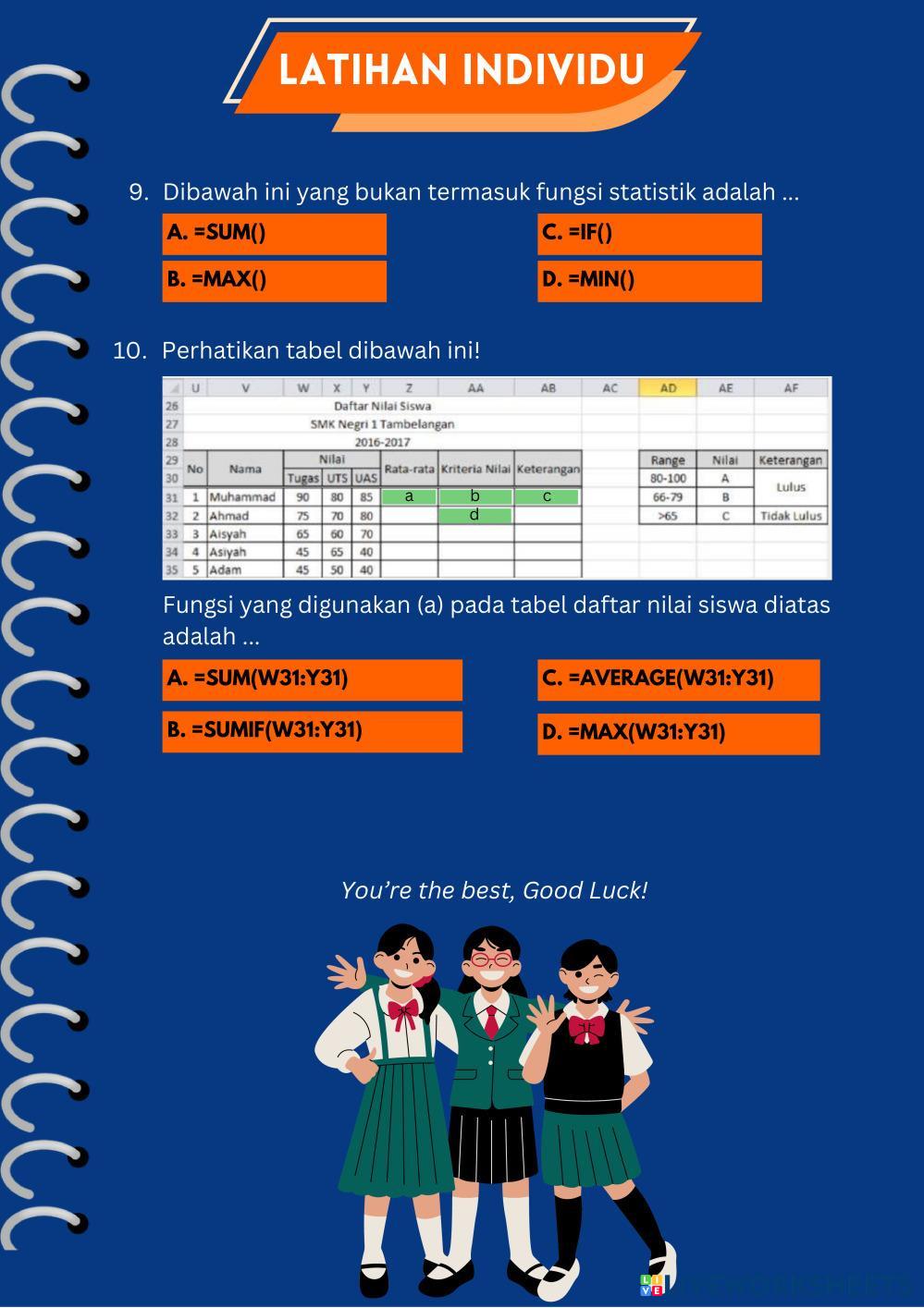 Spreadsheet X -… | Free Interactive Worksheets | 7210599