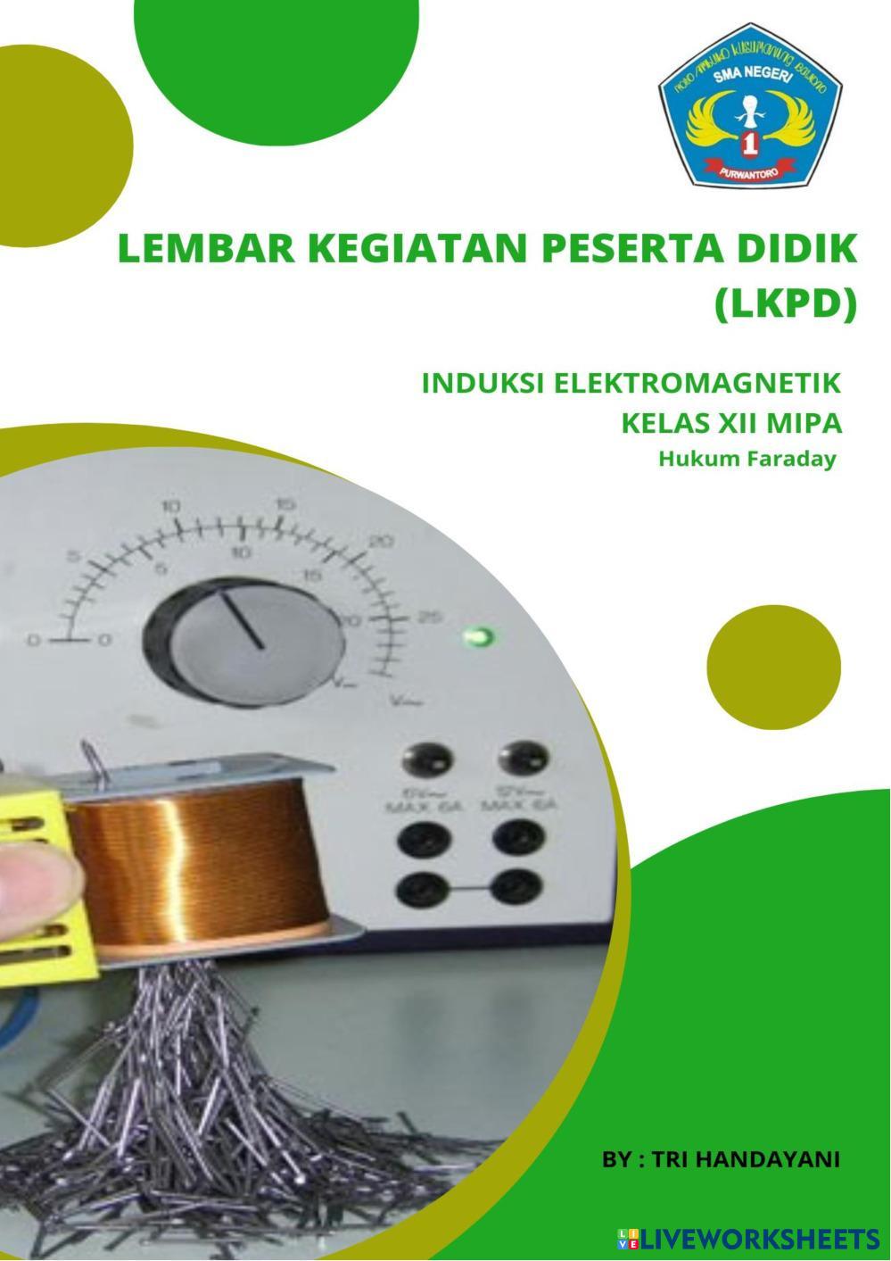 Hukum Faraday | Free Interactive Worksheets | 7229513