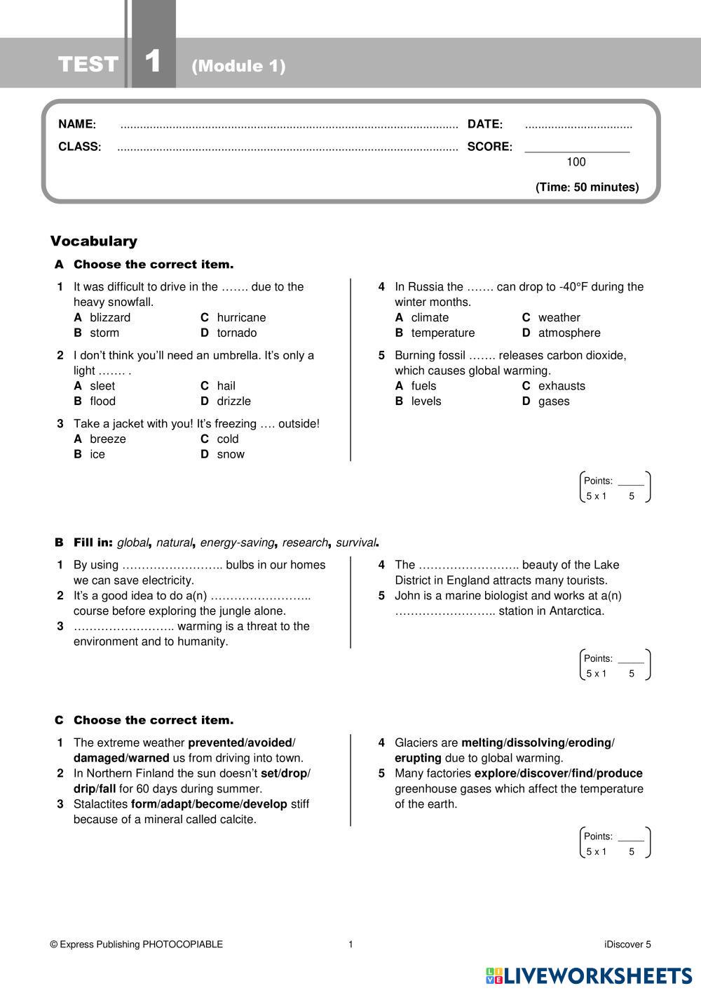 7232234 | EXAM 5 | jeremy18_atlas | LiveWorksheets