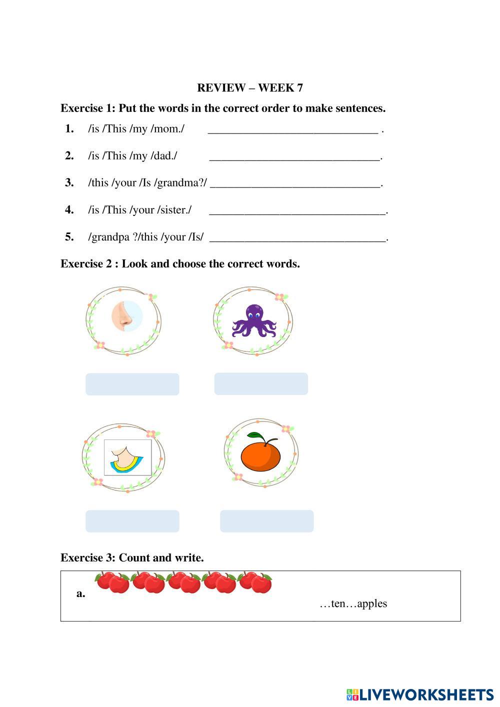 Grade 2-Week 7 7233974 | Trần Thị Thu Ngân | Live